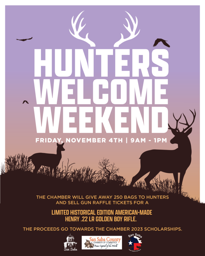 Annual Chamber Hunters Welcome Weekend | San Saba Texas